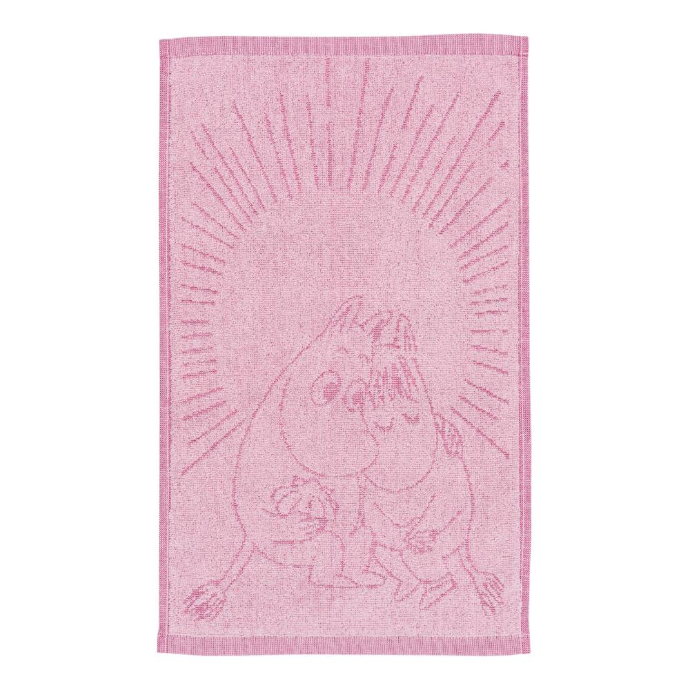 Moomin Sweethearts Hand Towel 30x50 Pink - The Official Moomin Shop