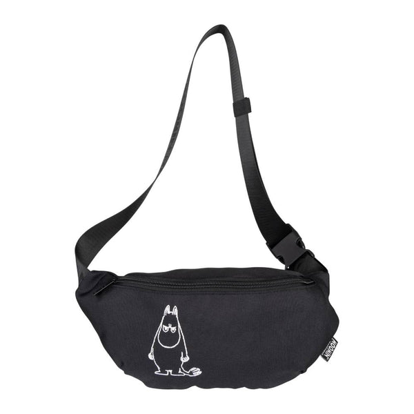 Moomintroll Angry Belt Bag Black - The Official Moomin Shop