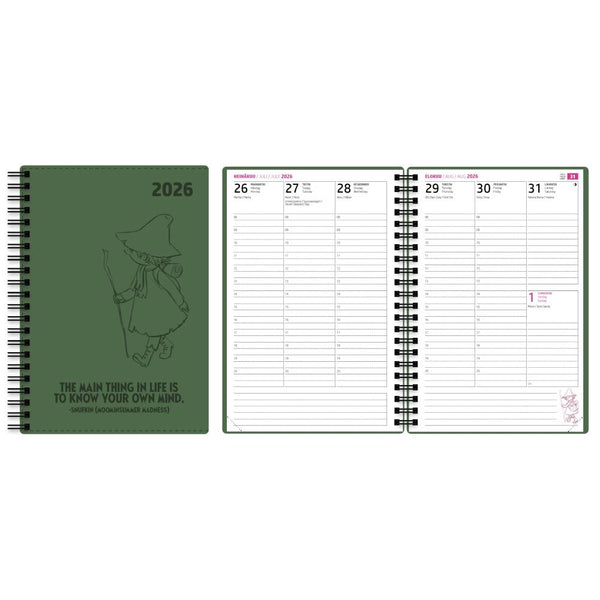 Snufkin Calendar 2026 - The Official Moomin Shop