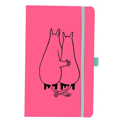 Moomin Hug Notebook A5 Pink - The Official Moomin Shop