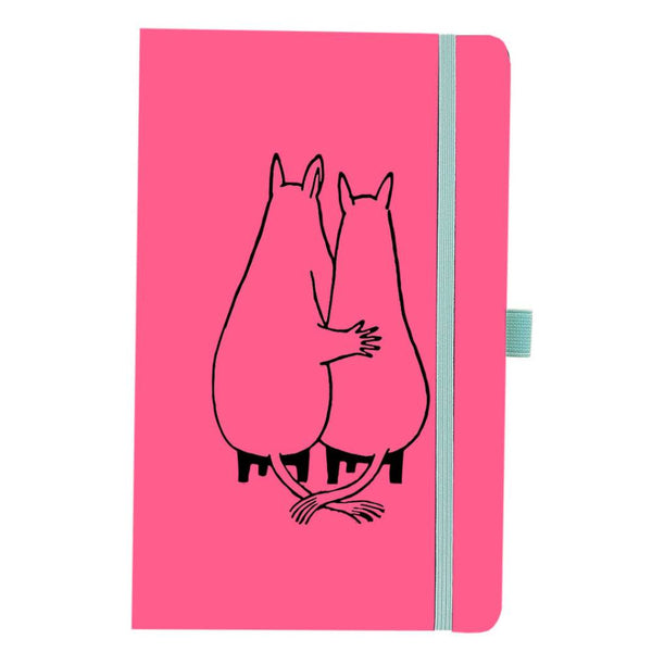 Moomin Hug Notebook A5 Pink - The Official Moomin Shop