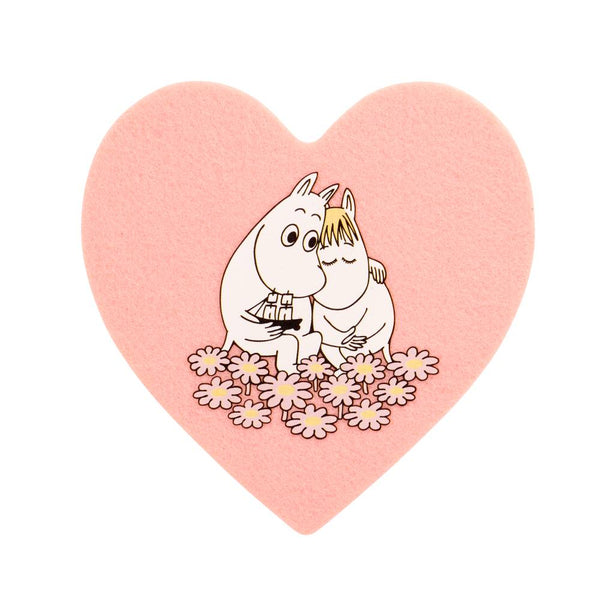 Moomin Together Coaster 4pcs Pink - The Official Moomin Shop