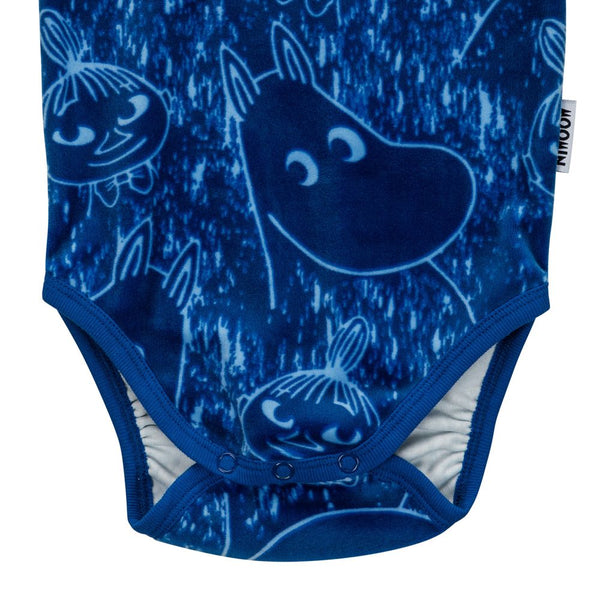 Moomin Smile Velour Body Blue - The Official Moomin Shop