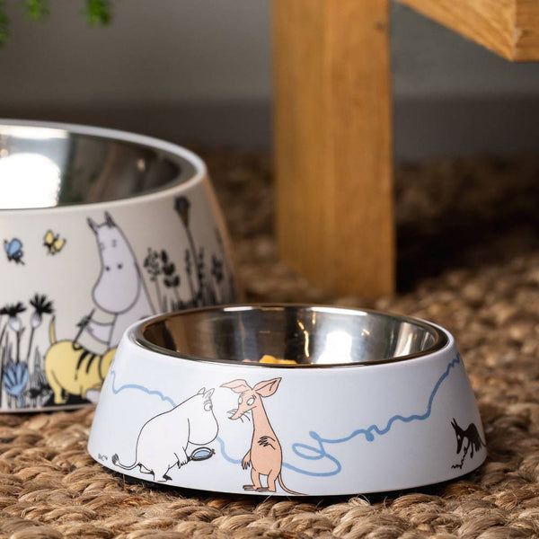 Moomin For Pets Food Bowl Blue S - The Official Moomin Shop