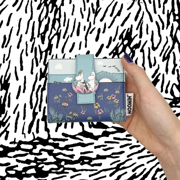 Moomin Lotus Fold Over Card Holder - The Official Moomin Shop