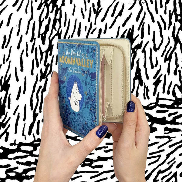 The World of Moominvalley Wallet Blue - The Official Moomin Shop