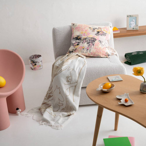 Moomin Living Room Storage Basket Pink - The Official Moomin Shop