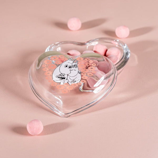 Moomin Together Glass Jar 11,5cm - The Official Moomin Shop