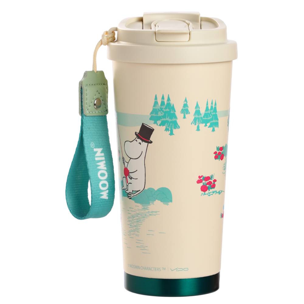 Moomin Fishing Take-away Vacuum Cup 580ml - The Official Moomin Shop