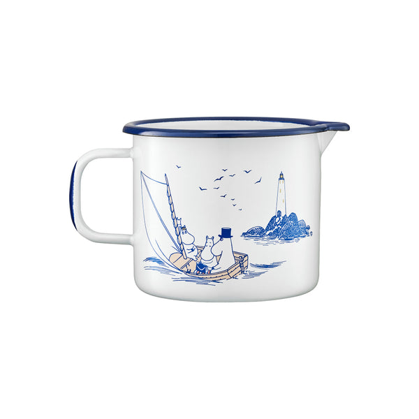 Moomin Sailors Enamel Jug 1,3L - The Official Moomin Shop