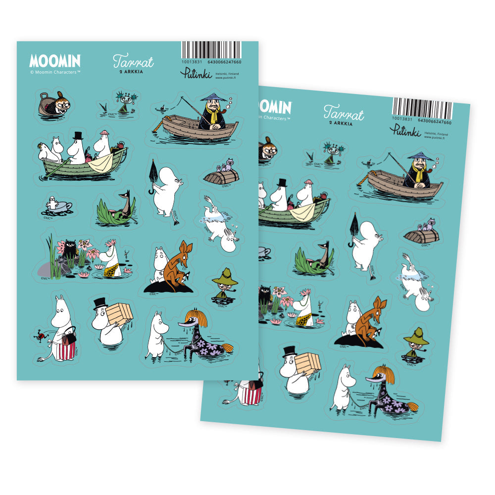 Moomin Flood Sticker Set Putinki The Official Moomin Shop