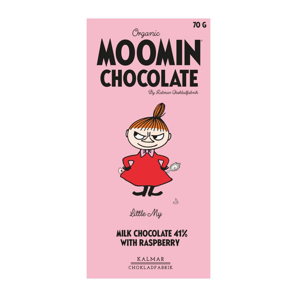 Little My Milk Chocolate with Raspberry 70g - The Official Moomin Shop