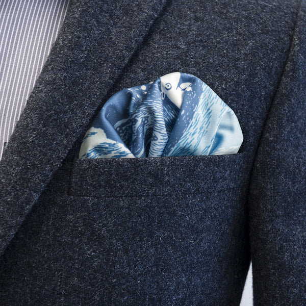 Moomin Dive Pocket Square - FatCloth - The Official Moomin Shop